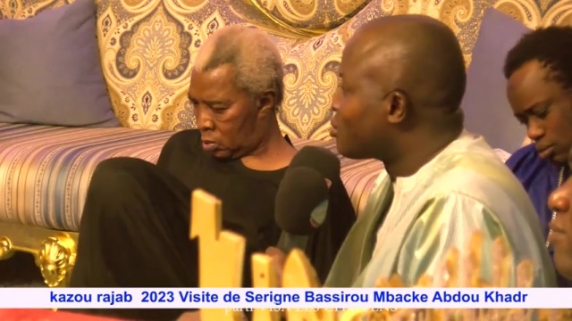 Kazou rajab 2023 : Visite de Serigne Bassirou Mbacké Abdou Khadr à ...
