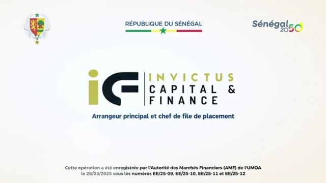 Sénégal 2050 : Emprunt obligataire par appel public à l’épargne, pour ...