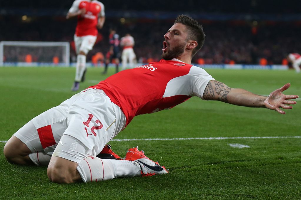 All 100 Giroud goals for Arsenal in 140 seconds!