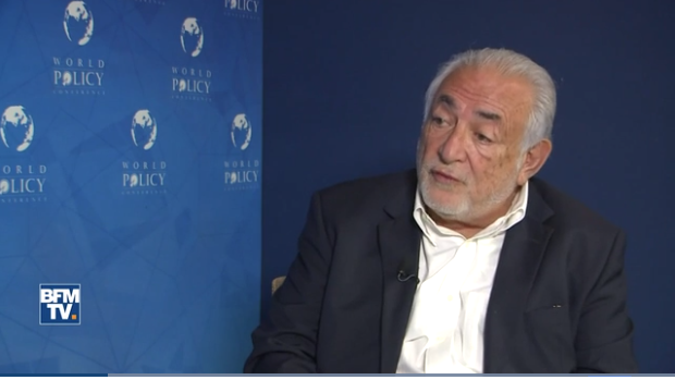 Pour DSK, Macron peut être "une chance" pour la France