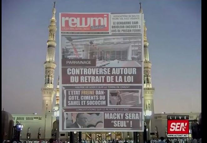 Revue De Presse Sen Tv Wolof En Images Du Vendredi 08 Juin 2018 Par
