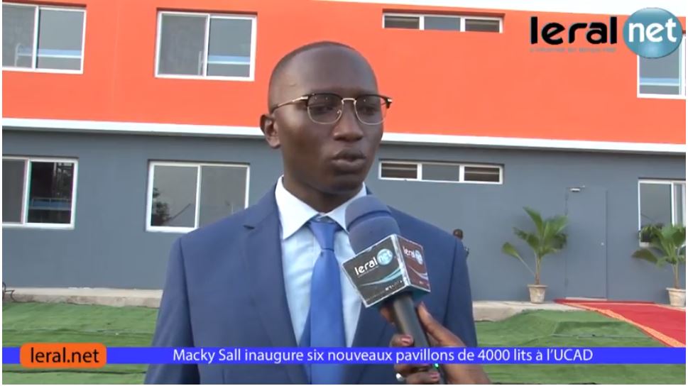 VIDEO- Jean Pierre Mendy, étudiant à l’Ucad : "Recevoir le président ...