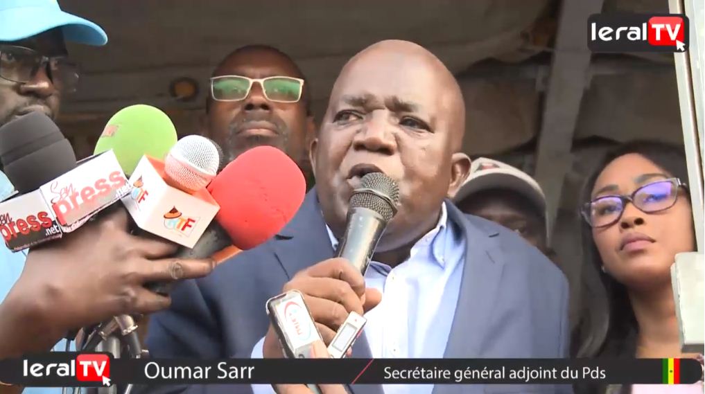 Oumar Sarr, porte-parole du jour après la marche: "ils passeront sur ...