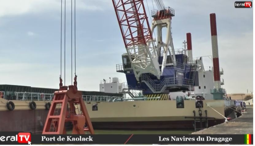 Vidéo : Premières images des navires pour le dragage du port de Kaolack