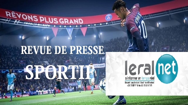 Revue De Presse Sportive Du Vendredi 26 Avril 2019