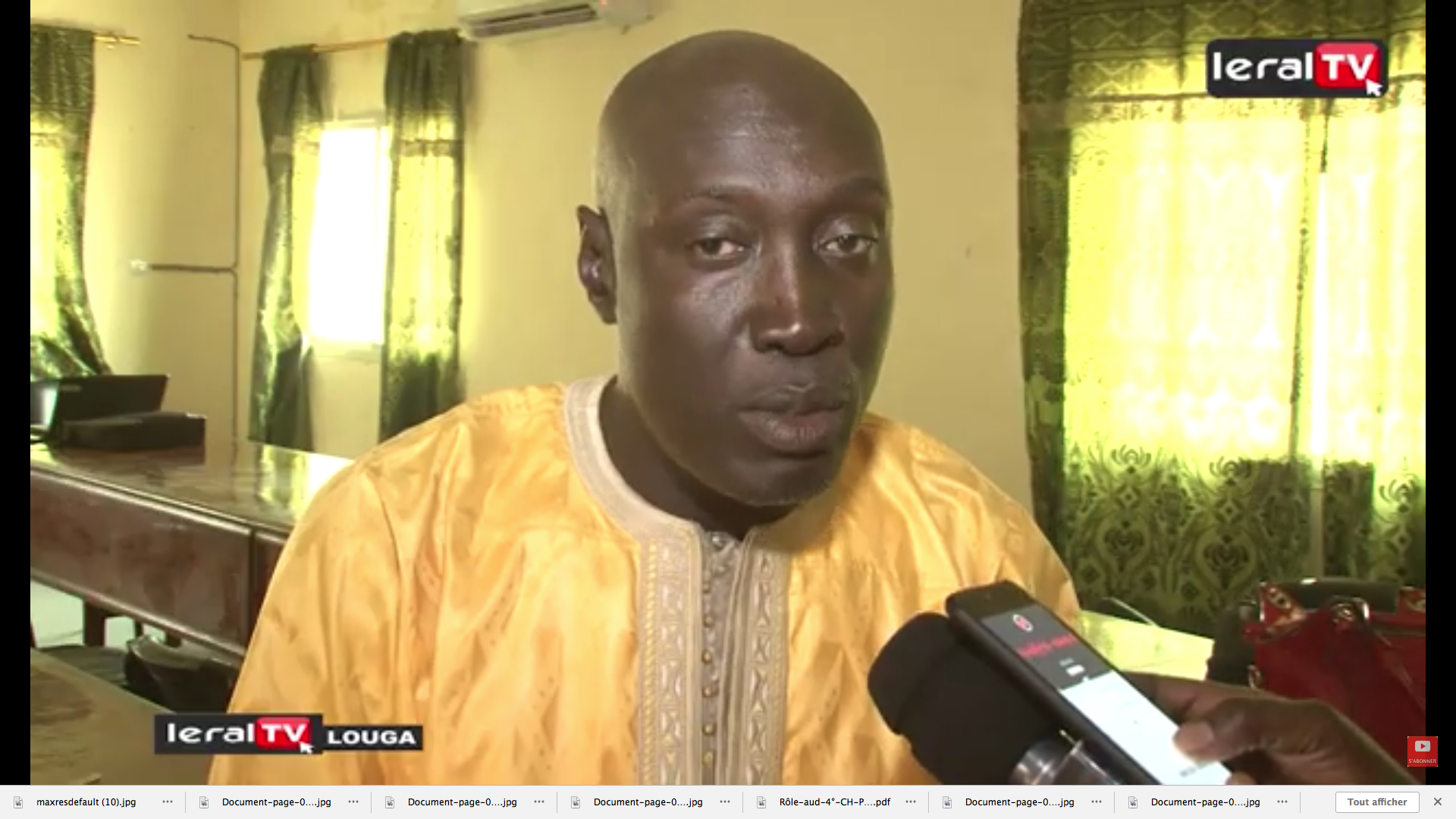 VIDEO - Thierno Dieng, Maire de Mbédiène:"Aar Khaléyi, moy aar sa ...