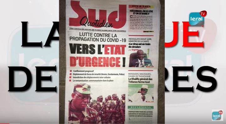 Revue Des Titres En Wolof Du 23 Mars 2020 Par Khadidiatou Diop