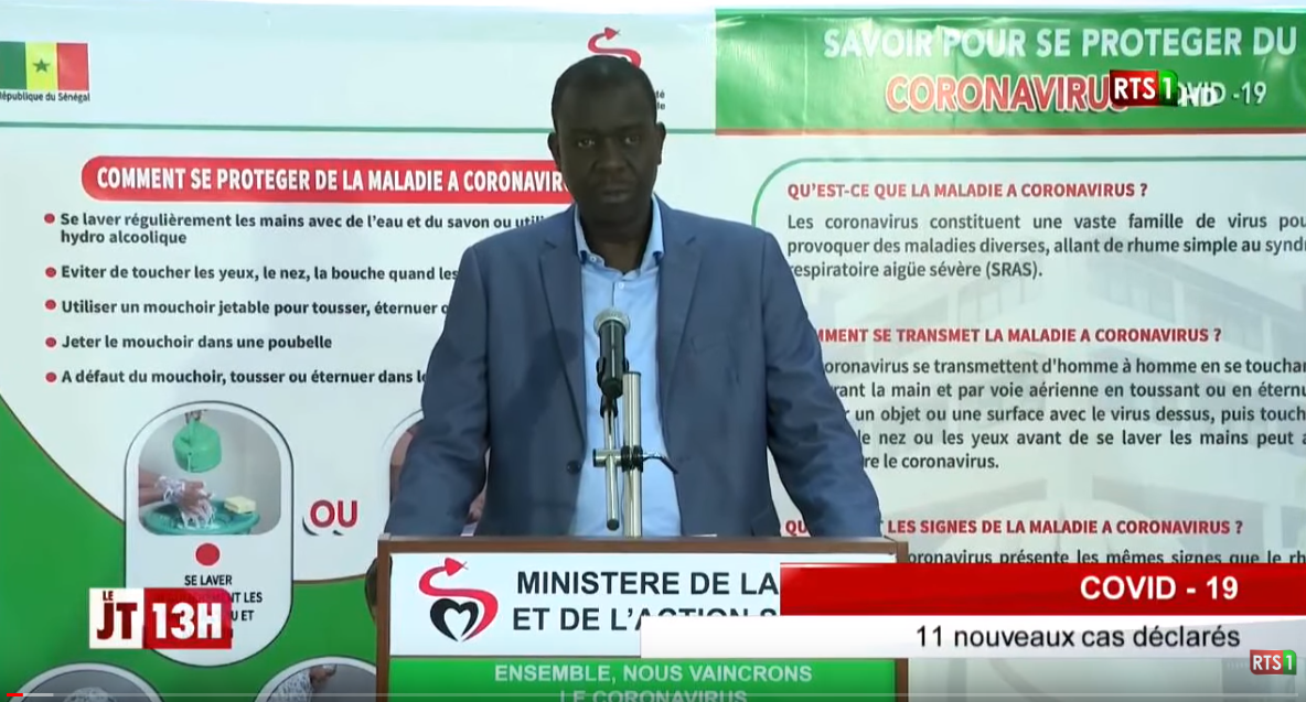 VIDEO - Journal Télévisé RTS1 13H du Lundi 23 mars 2020