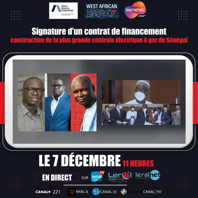 Replay sur LERAL TV : La signature de contrat de financement de 218 ...