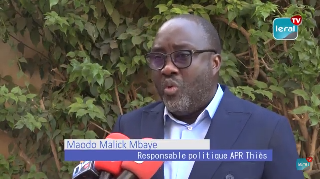 Défaite de BBY à Thiès: Maodo Malick Mbaye, membre de l’Alliance pour la République, pointe du ...