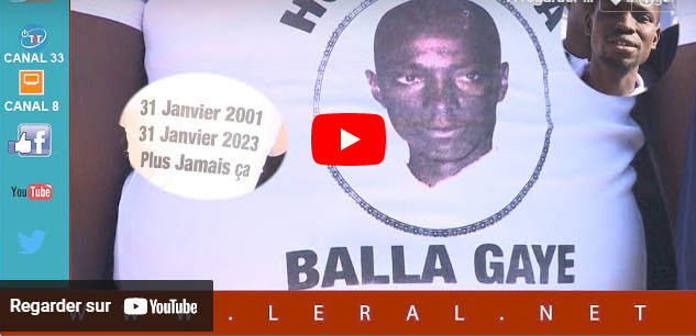 22 ans après, les étudiants rendent hommage à Balla Gaye et lancent un ...