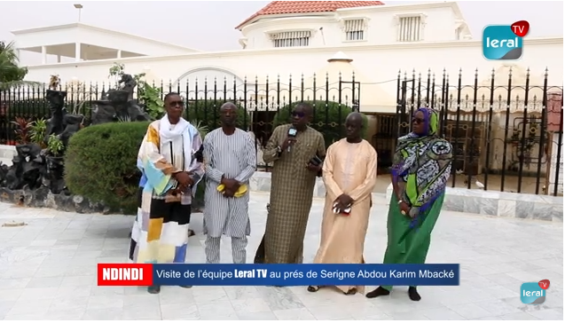 Magal Kazu Rajab 2023 : Visite du Groupe Leral à Serigne Abdou Karim Mbacké