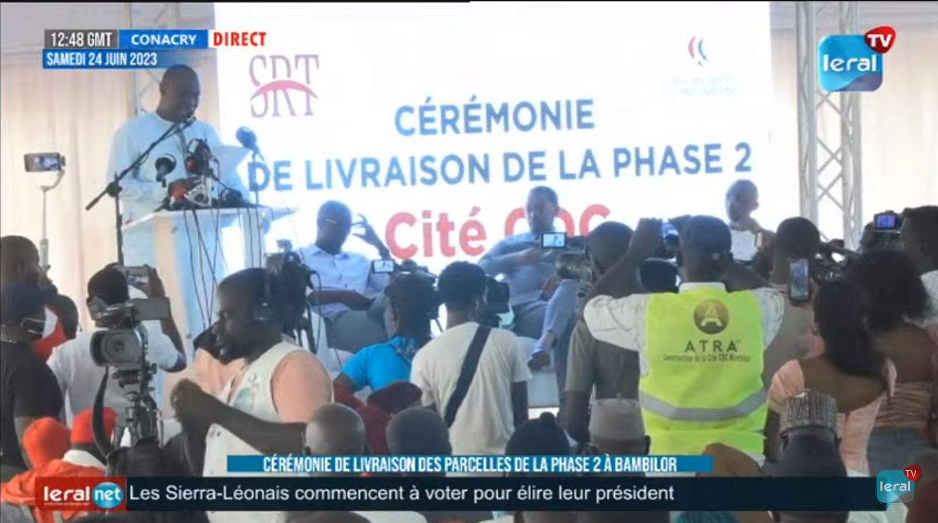Direct / Cérémonie de livraison des parcelles de la phase 2 (Cité CDC ...