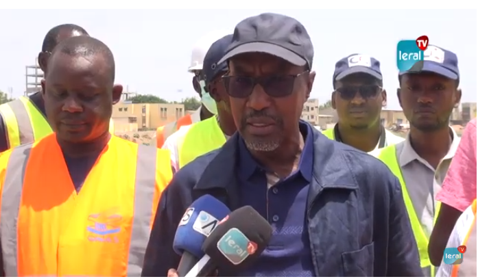 Zone de captage : Mamour Diallo, DG d'Onas, en visite de chantier