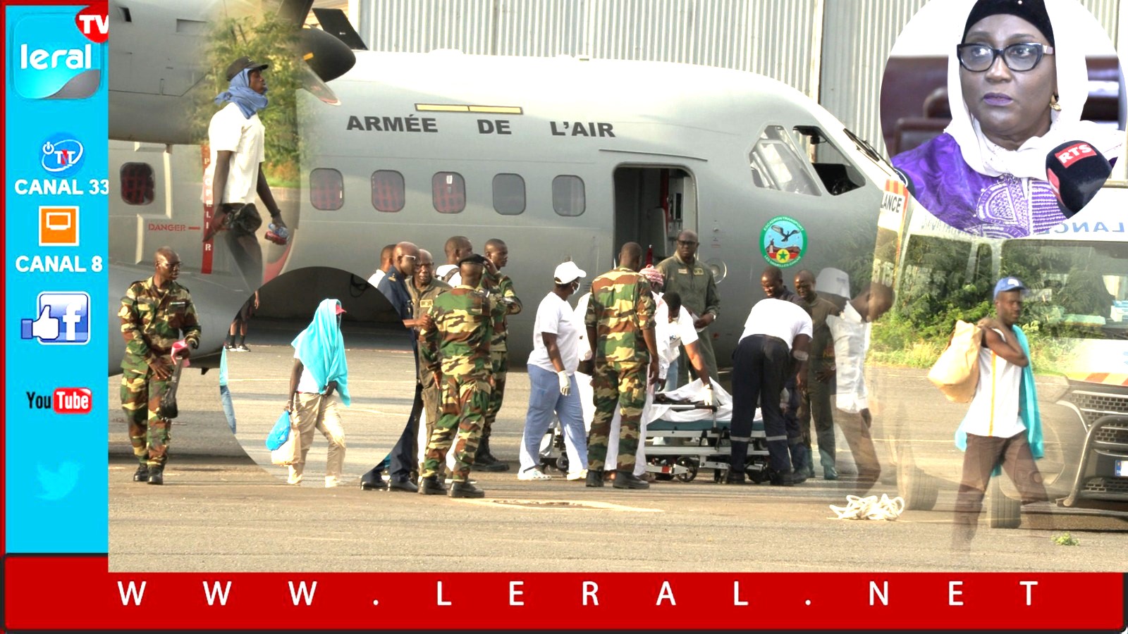 Retour émotionnel: Les rescapés de Fass Boye rapatriés par l'Armée ...
