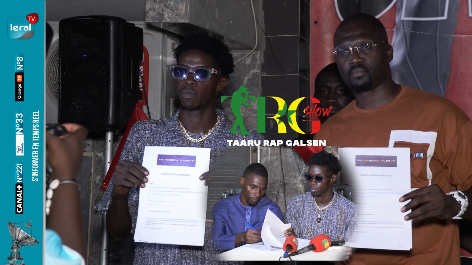 TAARU RAP GALSEN: SIGNATURE DE CONTRAT DU RAPPEUR MISTER CASH