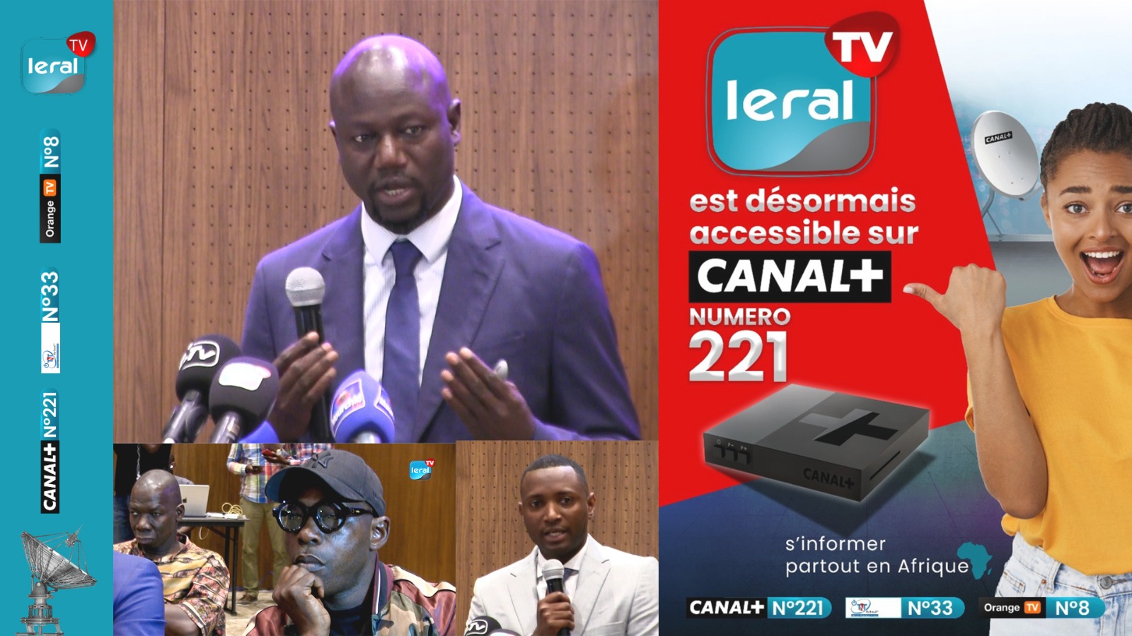 Bouquets Canal+: Huit nouvelles chaînes sénégalaises, pour enrichir l ...