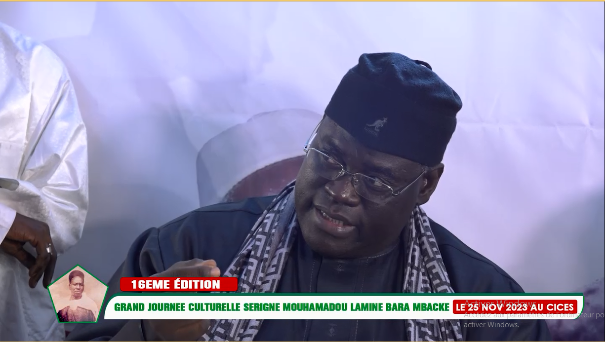 Grande journée culturelle Serigne Mouhamadou Lamine Bara Mbacké: Témoignage du Marabout sur TvS ...