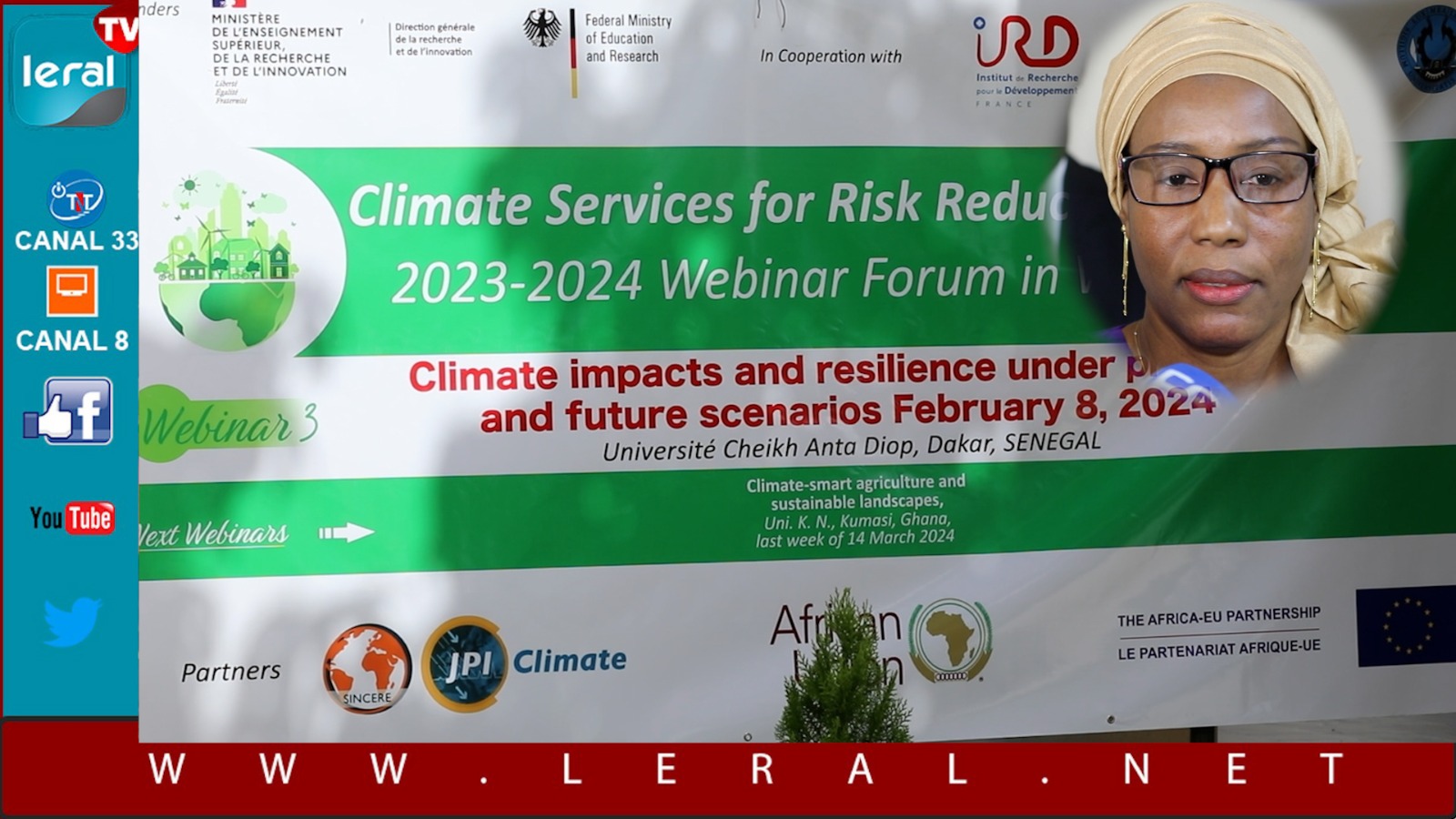 UCAD-WASCAL: Webinaire sur le changement climatique