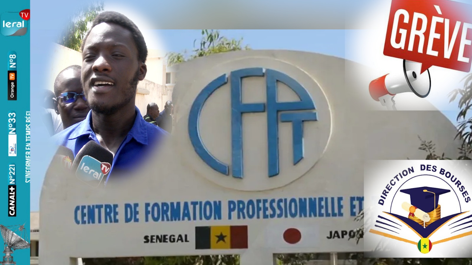 CFPT Sénégal-Japon: Les étudiants dénoncent le retard de paiement de ...