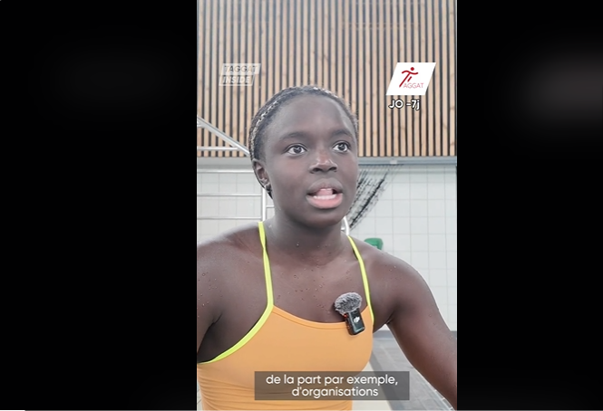 Jeux olympiques de Paris: Oumou Diop, nageuse sénégalaise, championne d'Afrique au 100 m papillon
