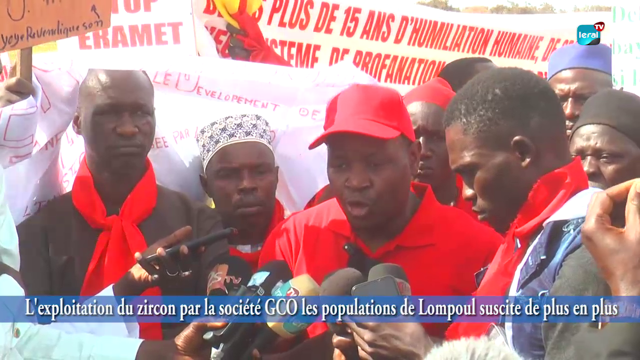 L'exploitation du zircon par GCO : une marche de protestation face aux ...