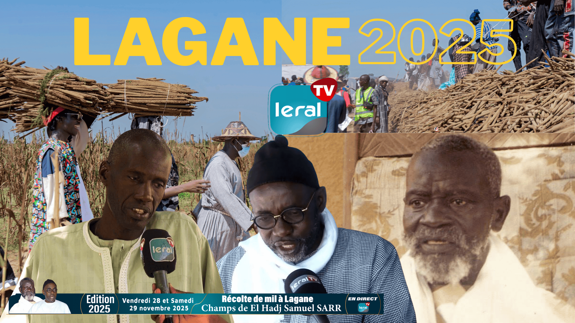 Serigne Khalil Lô raconte l’histoire de Lagane, à la veille de la grande récolte de mil