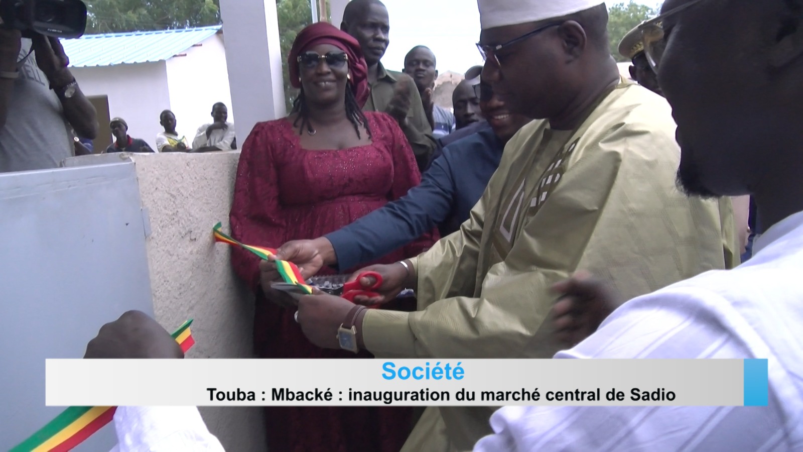 Mbacké : inauguration du marché central de Sadio